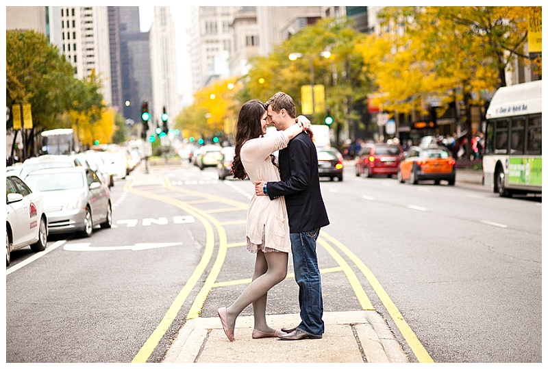 Alex & Allie ::: Downtown Chicago Engagement » Sabrina Nohling Photography